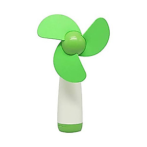 Aozhen Mini Handheld Fan Battery Operated Small Personal Portable Fan Speed Adjustable USB Rechargeable Fan Cute Design Powerful Eyelash Fan for Kitchen, Office, Outdoor