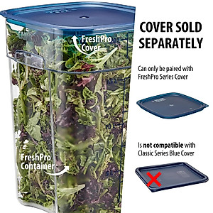 Cambro FreshPro 22Qt Food Storage Container in Clear for Industrial and Kitchen Use, Pantry Organization and Ingredient Freshness