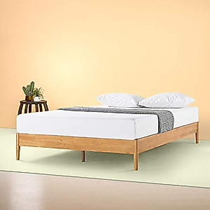 ZINUS Amelia Wood Platform Bed Frame / No Box Spring Needed / Wood Slat Support / Easy Assembly, Full