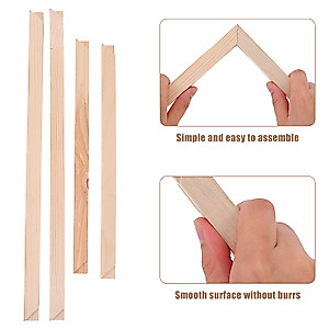 1 Set Canvas Frame Oil Painting Base Frame Practical Oil Canvas Stretcher Canvas Supporting Frame DIY Frame Bars Frame for Oil Paintings DIY Canvas Stretcher Canvas Stretched Frame