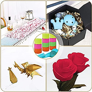 AOPA 10 Rolls Glow in The Dark Party Streamers,1.8 inches Wide 82 feet Long Glow Crepe Paper,Blacklight Party Streamer Decorations,eon Paper Streamers for Wedding, Birthday, Neon Party, Fiesta Party