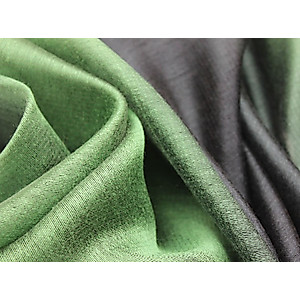 SNUG STAR Cotton Silk Scarf Elegant Soft Wraps Color Shade Scarves for Women (Dark green)