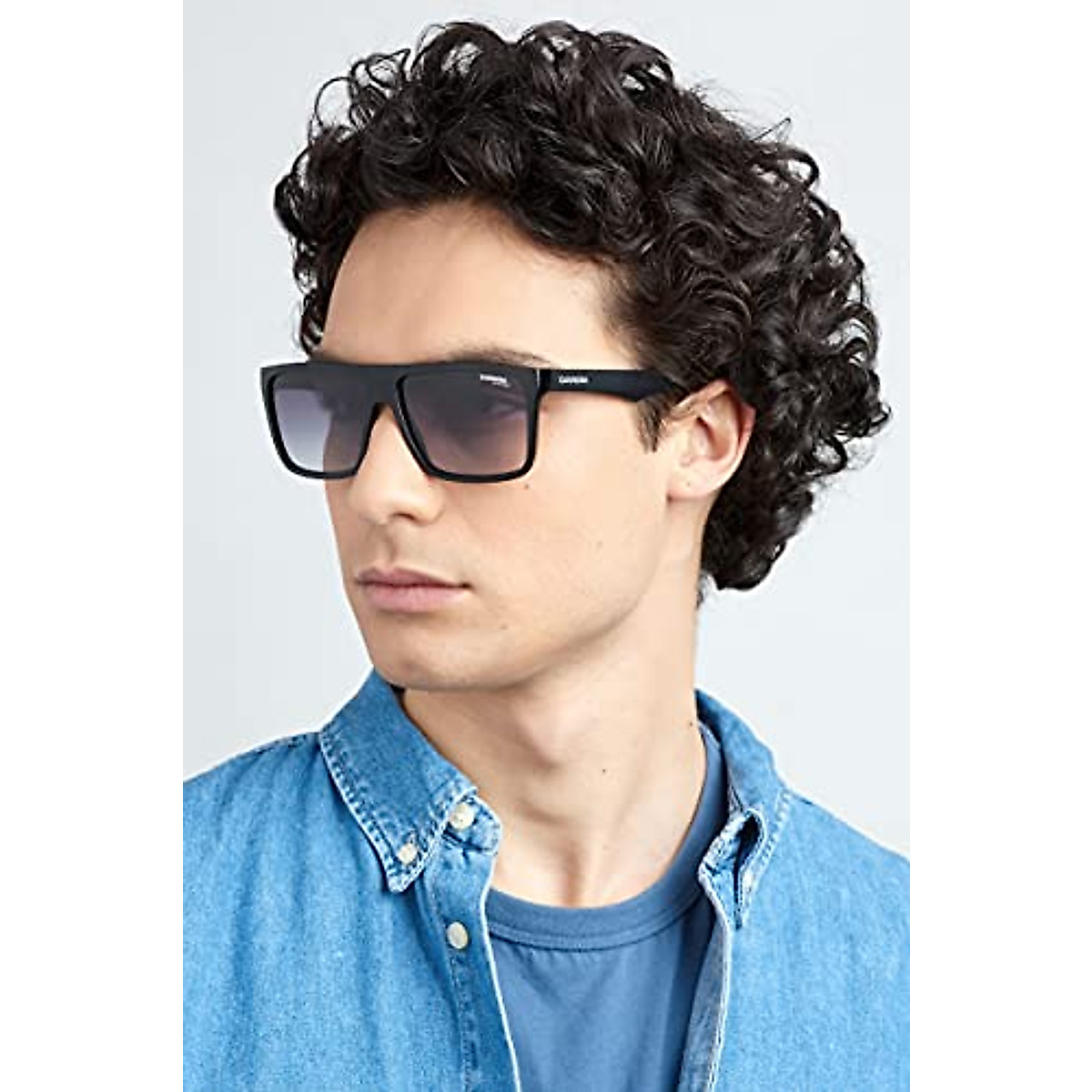 Carrera unisex adult Carrera 5039/S Sunglasses, Black/Dark Gray Gradient, 58mm 16mm US