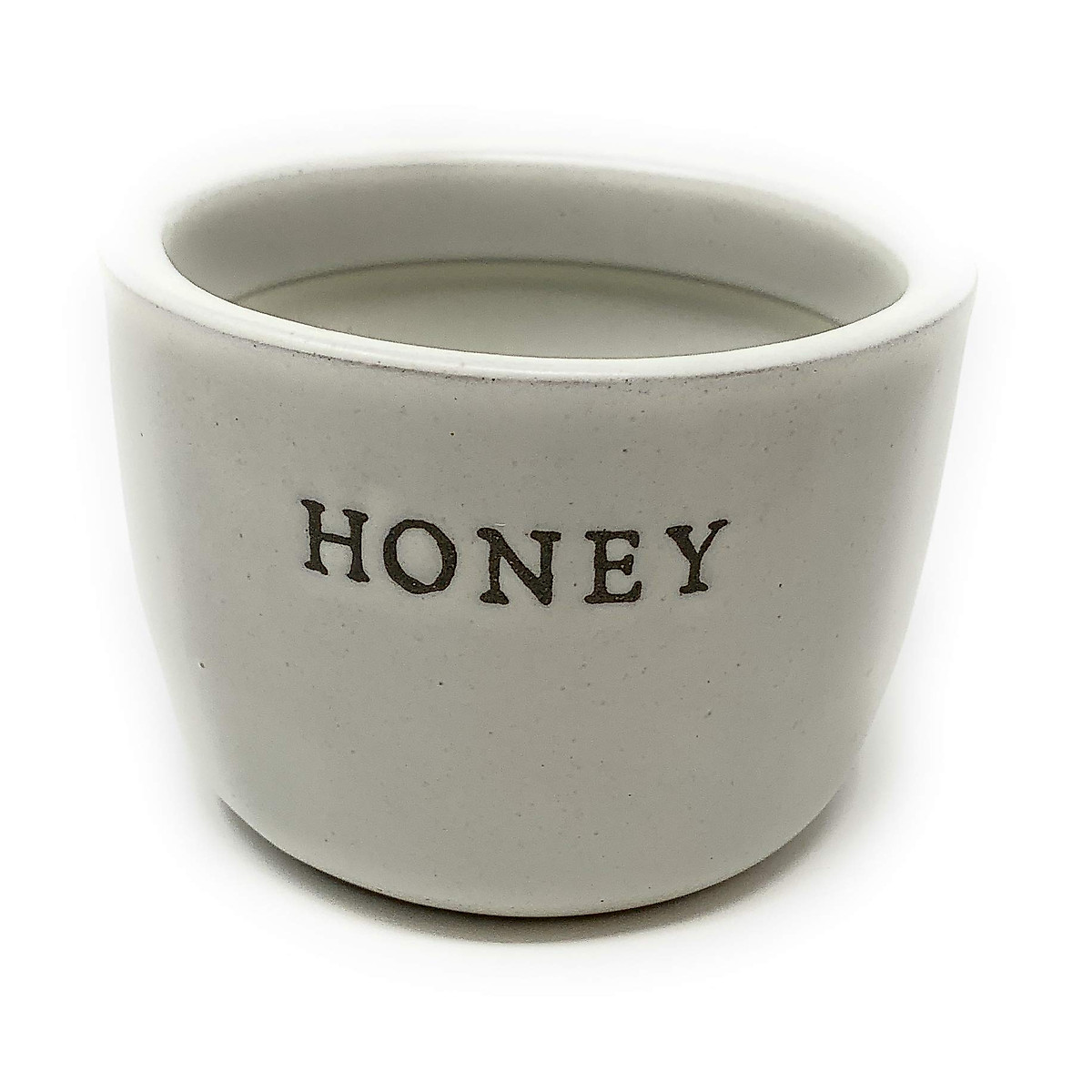 Stoneware Honey Pot with Acacia Wood Dipper and Lid by Hearth and Hand with Magnolia (Standard version)