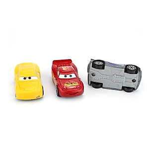 14 Pcs Miniature Car Figurines Playset, Mini Racers Car Cake Topper, Mini Car Figures Toy Cupcake Decorations for Kid Birthday Baby Shower Party Supplies