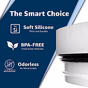 Jmoe USA Lid Gaskets Seals For Stanley 30oz and 40oz Adventure Quencher H2.0 Flowstate Tumblers | 4-Pack | Sealable Bag | Prevent Leaks, Stay Hygenic, BPA-Free Silicone, Food Grade, and Dye Free