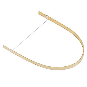 Pllieay 60 Pieces Bamboo Sticks Wooden Craft Sticks Extra Long Sticks for Crafting (15.7 Inches Length × 3/8 Inches Width)