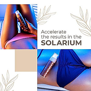 COCOSOLIS CHOCO Suntan & Body Oil - Organic Tanning Bed Lotion - Deep Chocolate Tan - Tanning Accelerator for Indoor Tanning Beds (3.71)