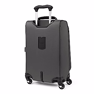 Travelpro Maxlite 5 Softside Expandable Carry on Luggage with 4 Spinner Wheels, Lightweight Suitcase, Men and Women, Shadow Grey, Carry On 21-Inch
