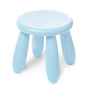 Soerreo Children's Footstools, Kindergarten Learning Stools,Children's Dresser Stool, Plastic Light Footstools are Durable and Movable (Blue)