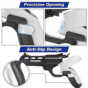 VR Game Accessories for Oculus Quest 2, Compatible with Meta/Oculus Quest 2 Controller Grips, Enhanced VR Game Experience