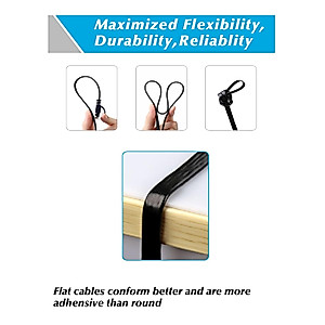 MATEIN Cat7 Ethernet Cable, 50 Ft Network Cable Fit for Xbox PS4, High Speed Flat Internet Cord Compatible with Clips Rj45 Connector Computer LAN Wire Fit for Gaming, Ethernet Switch, Router, Coupler