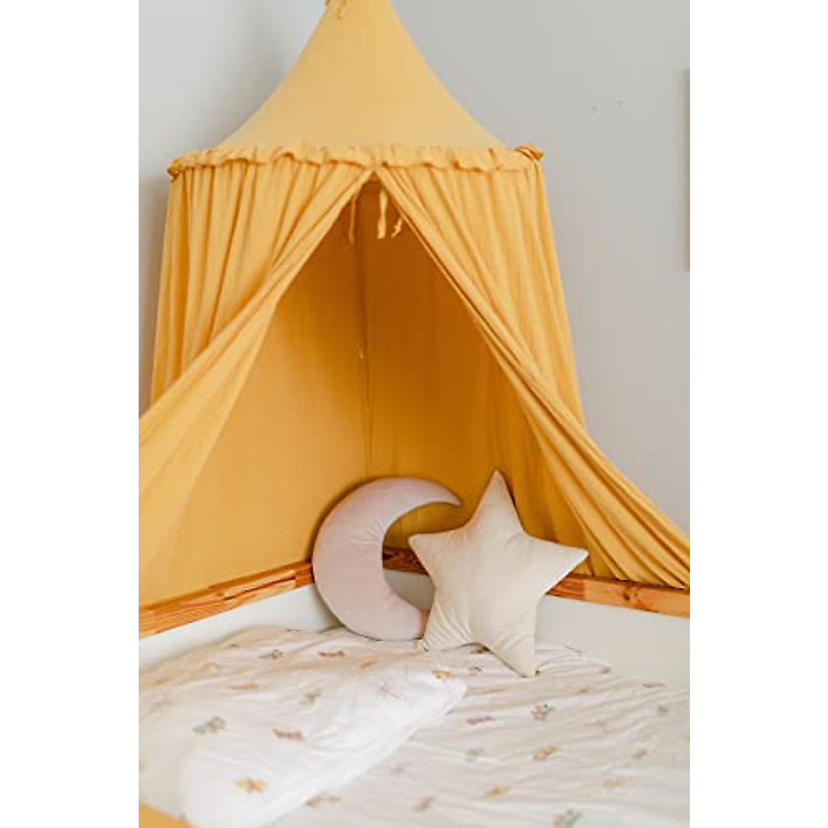 Ullabelle Decorative Pillow, Decorative Nursery Pillow, Playroom Décor, Cute Throw Pillows (Pink Moon)