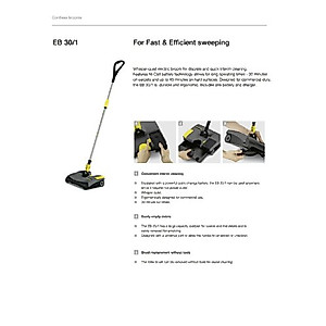 EB 30/1 12" Cordless Broom