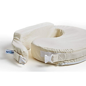 My Brest Friend Organic Cotton Deluxe Nursing Pillow Cover - Slipcovers For Baby - Adjustable Fit, Easy Care, Durable - Original Nursing Pillow Not Included, Cream