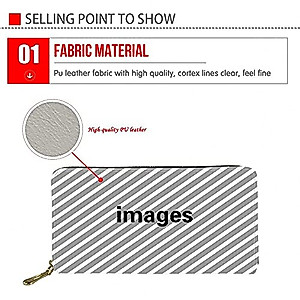 MORNWORLD PU Leather Thin Travel Wallet for Women Leopard pattern Multi-Card Holder Clutch Bag Purse (many8)