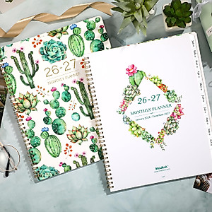 2023-2025 Monthly Planner/Calendar - 2 Year Monthly Planner 2023-2025, July 2023 - June 2025, 9" x 11" Planner with Twin-Wire Binding, Monthly Tabs, Two-Side Pocket, Perfect Daily Organizer