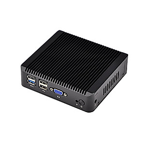 Mini PC x86 Intel Baytrail J1900 Quad Core 8G Ram 128G SSD Office Industrial Fanless Computer