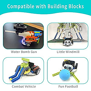 ELECFREAKS microbit Mini Cutebot Kit Compatible with BBC Micro:bit V2 and V1, DIY Programmable Robot Car Kit, STEM Educational Project, Graphical Makecode Coding Car(Without Micro:bit and AAA Battery)