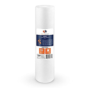 Aquaboon 1 Micron 20" x 4.5" Sediment Water Filter Replacement Cartridge | Whole House Sediment Filtration | Compatible with AP810-2, SDC-45-2005, FPMB-BB5-20, P5-20BB, FP25B, 155358-43, 2 Pack
