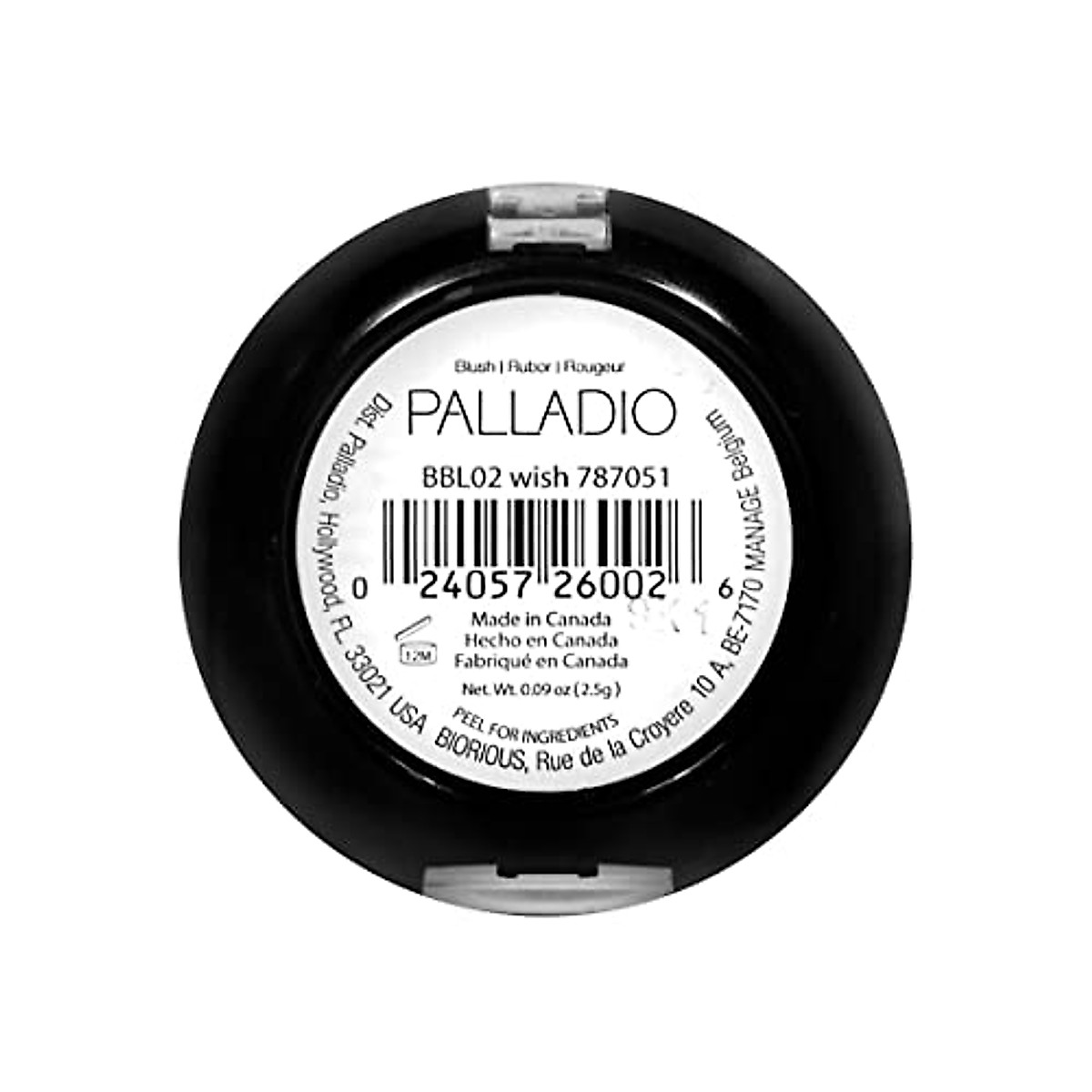Palladio Baked Blush, Highly Pigmented Shimmery Formula, Easy to Blend and Highly Buildable, Apply Dry for a Natural Glow or Wet for a Dramatic Luminous Look, Long Lasting for All day Wear, Wish