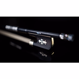 Viotti Carbon Fiber Cello Bow, Hand Crafted by Professional Bow Makers, Strong, Stiff & Well Balanced, Made with Mongolian Horse Hair, For Cellist of All Skill Levels