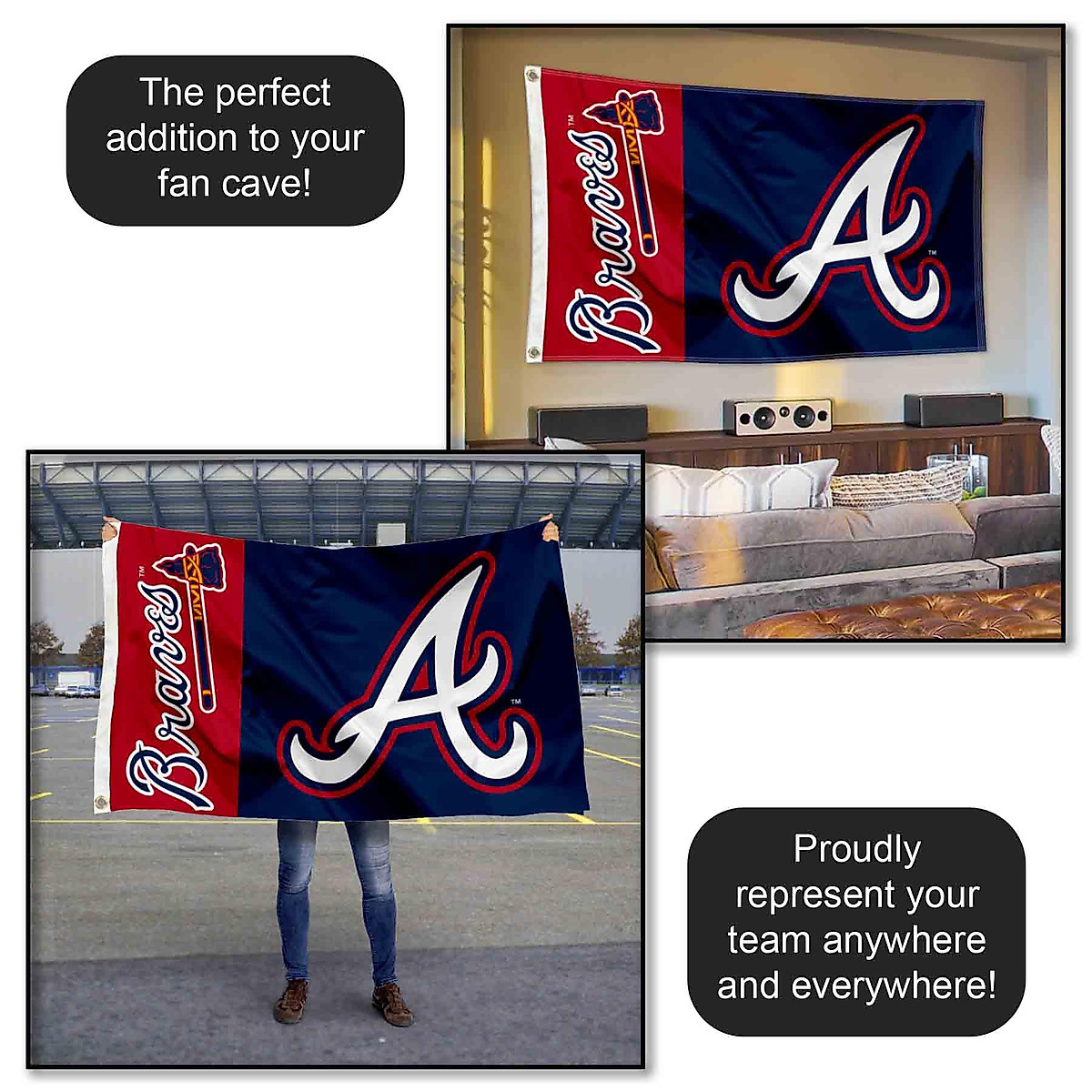 WinCraft Atlanta Flag 3x5 Banner