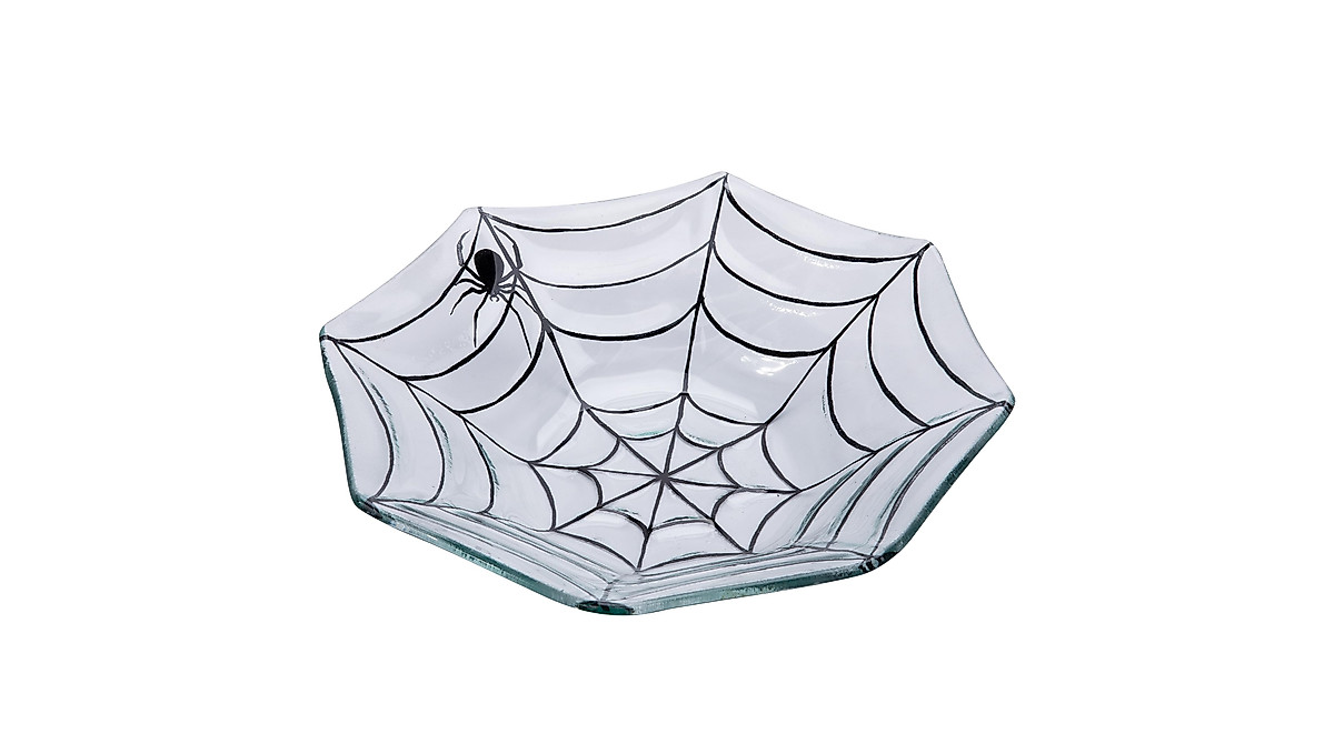 LFUTARI Spider Web Candy Bowl for Halloween Treats