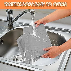 Silicone Griddle Cover for 28" Blackstone Grill -Upgraded Full-Edge Design, Heavy Duty Food Grade Silicone Griddle Mat - All Season Protective Griddle Top Cover for Blackstone Grill