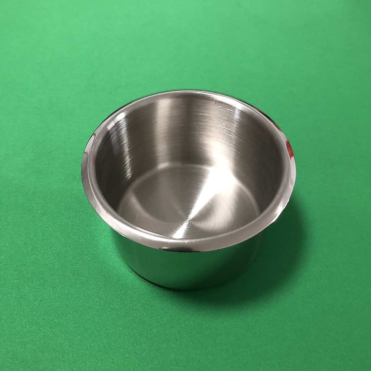 Game Table Cup Holder Insert - Stainless Steel Jumbo Drop-in Drink Cup Holder, Poker Table Cup Holders for Casino Table, Game Table, Sofa, Boats, Bench, Work Desk, RV Cars & Trucks