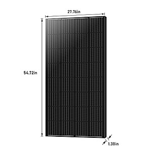 Kosta 200W 12V Monocrystalline Solar Panel for Marine RV Off-Grid System