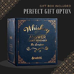 Onebttl Boss Gifts for Men, Whiskey Glass, Old Fashioned Glass, Rocks Glass, Perfect Boss Idea for Men/Male in Boss Day, Birthday, Christmas, Appreciation, Office-BEST