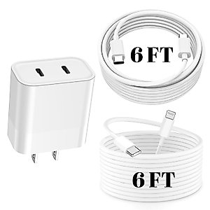 Fun Gift USB C to Lightning Cable MFi Certified 6FT Fast Charging Type c to Ligh tning Cable Fast Charger Power Delivery for iPhone 16 15 14 13 12 11 Pro Max Xr Xs X 8 and More