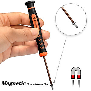 Triwing Screwdriver Set, TECKMAN 4 in 1 Tripoint Screwdriers Repair Kit with 2.0 2.5 3.0 Triwing and Ph00 Phillips Screwdrivers for Nintendo Wii/Gameboy Advance/Gamecube/Switch/Joycon/DS/3DS/NDS/DSi