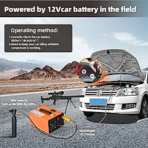 Generic Portable household, outdoor 12V air compressor 110V/, 4500Psi/30Mpa/300Bar