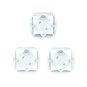 RDJ Bouns 211B 150W EX39 Base LED Garage Light Motion Sensor, White Garage Light 3000K,4000K,5000K, 4-Panel Foldable Screw-in Style, High Bay LED Shop Light, Garage Ceiling Light