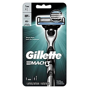 MACH 3 - Handle w/1 Cartridge & Turbo REFILLABLE Razor