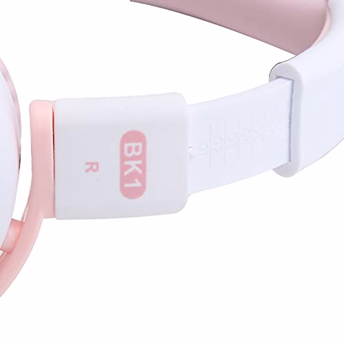 Wisoqu Cute Cat Ear Glowing Wireless Bluetooth Headphone HiFi Sports Folding Headset with Led Light Cat Ear Bluetooth Headphones Over Ear Childrens Foldable Headphones(Milk Powder White)