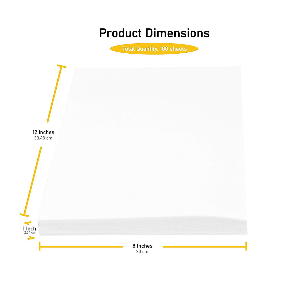 Mandala Crafts Tear Away Stabilizer for Embroidery Backing Stabilizer - Machine Embroidery Stabilizers - 8X12 in Medium Tearaway Stabilizer for Machine Embroidery