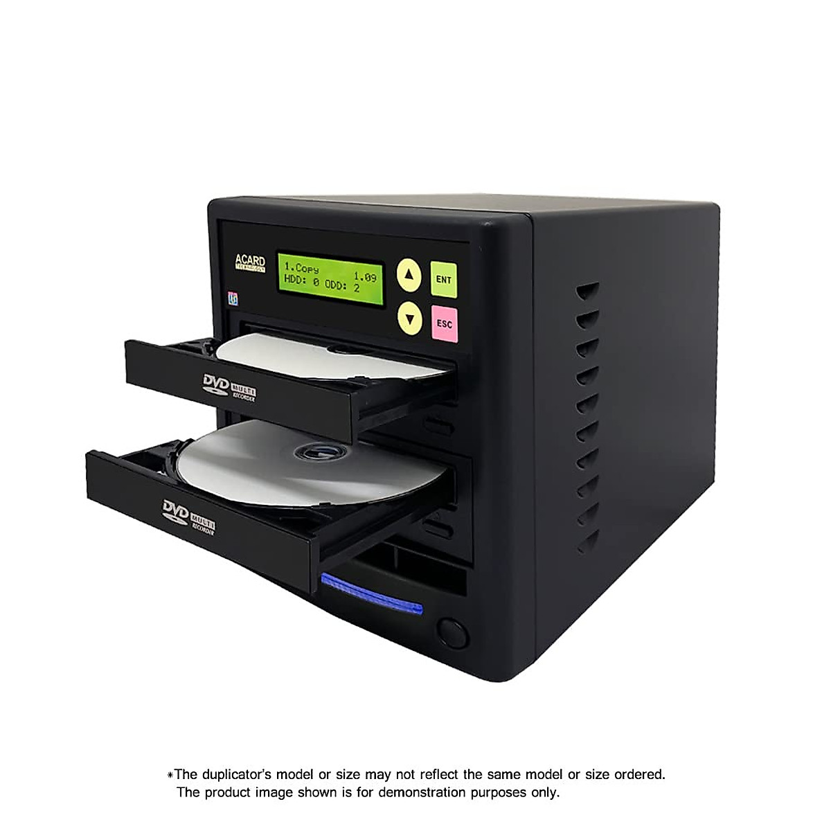 ACARD TECHNOLOGY 1 to 1 24X Burner CD DVD Duplicator Standalone Tower Using ACARD’s Native SATA Controller Technology