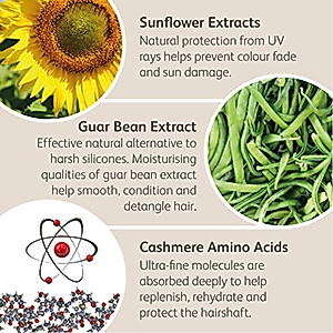 3'''More Inches Cashmere Protein UV Protective Shampoo 250ml - Restoring & Strengthening Shampoo - Color Protective - Silicone Free - With Protein Amino Acids - Hair Care by Michael Van Clarke