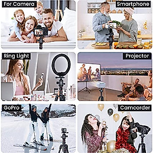 ZIKZOK 80" Camera Tripod,Travel Lightweight Heavy Duty Tripods & Monopods with 360°Ball Head,Phone Holder,33lb Load,Compatible with DSLR Cameras,Smart Phone,Projector,Webcam,Spotting Scopes
