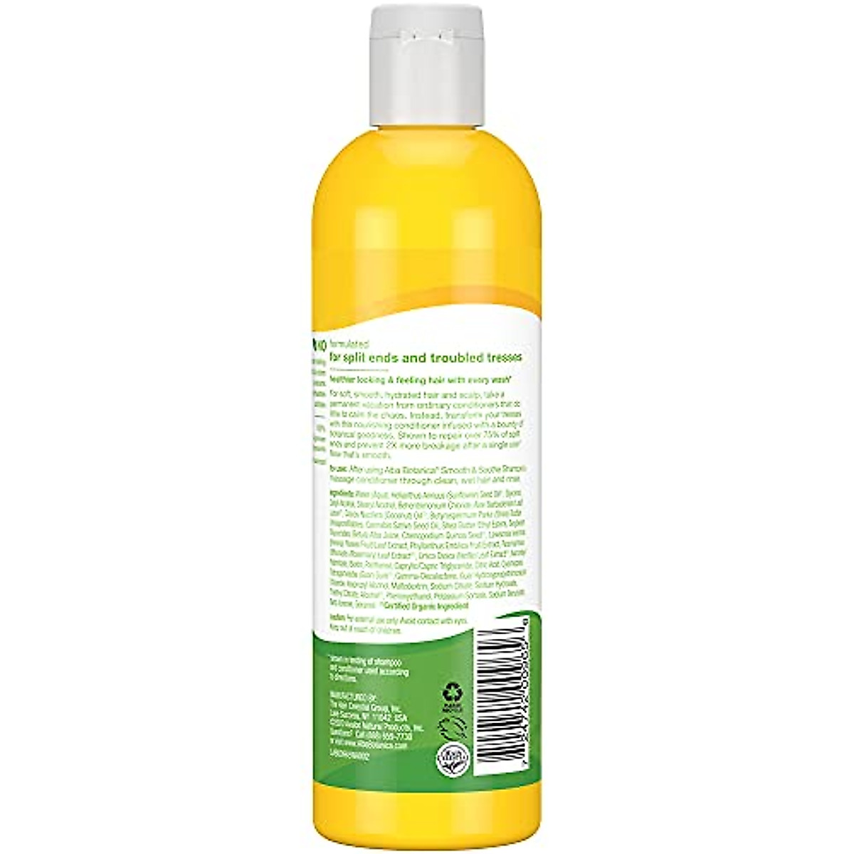 Alba Botanica Smooth & Soothe Conditioner, Cannabis Sativa Seed Oil, 12 Oz