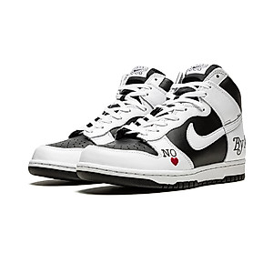 Nike Mens SB Dunk High DN3741 002 Supreme - by Any Means - White/Black - Size 9