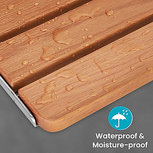 Folding Shower Seat Wall Mounted,Folding Teak Shower Seat Wall Mounted,Stainless Steel Folding Shower Seat,Home Care Teak Shower Chair,Shower Seat Wall Mounted