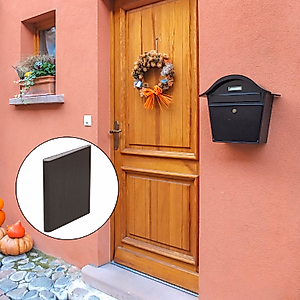 Jetec 14 Pieces Door Corner Seals Self Adhesive Exterior Door Frame Seal Weather Stripping Corner Pad Foam Draft Stopper Gap Filler Bottom for Weather Protection, Isolation of Noise(Black)