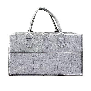 Dohia Baby Diaper Caddy Organizer Portable Nursery Essentials Storage Basket Nursery Storage Baby Car Bag D1-2306-MZMMB