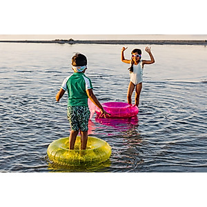 Splash Place SWIM GOGGLES with Fabric Strap - DINO | Fun, Fashionable, Comfortable - Adult & Kids Swim Goggles