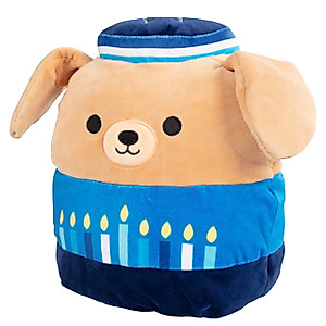 Squishmallows 10" Stevon Hanukkah Labrador Plush - Kellytoy Holiday Dog Stuffed Animal Toy