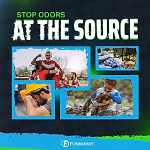 FunkAway Laundry Detergent Booster, 32 oz., Eliminates Extreme Trapped-In Odors and Stains from Activewear, Sports Uniforms, Pet Bedding, Towels and Bed Linens